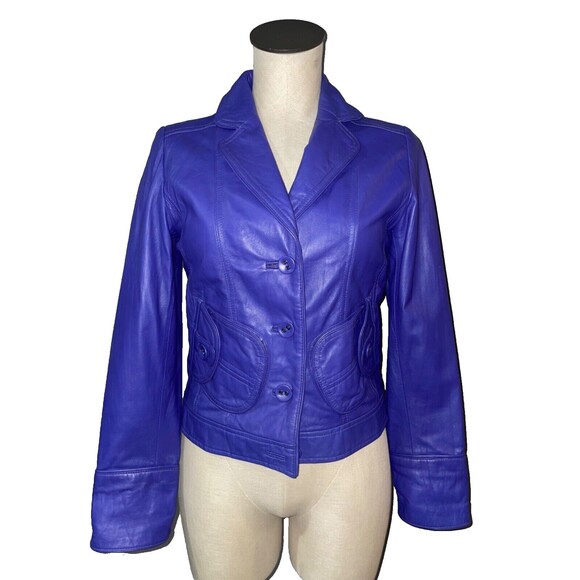 Sao Paulo | Jackets & Coats | Sao Paulo Vintage Womens Genuine Leather ...